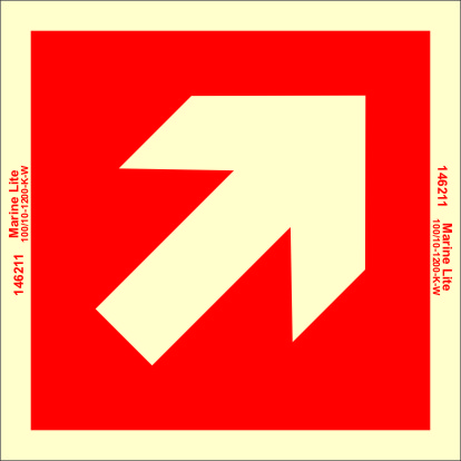 (FES) Fire-Fighting Equipment Signs :: Fire Arrow Diagonal 146211