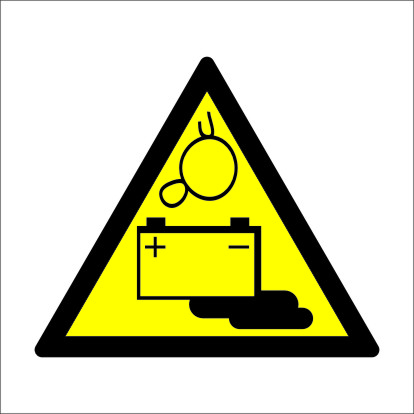 (WSS) Warning Signs :: Danger Battery Leakage187543(11) - Products ...