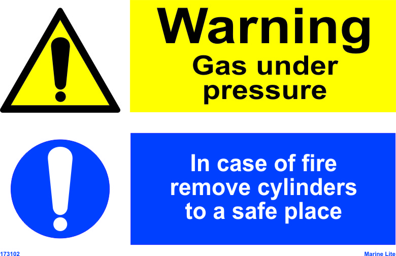 Combination Signs Danger Gas Under Pressure In Case Of Fire Remove Cylinders 173102 combination-signs-danger-gas-under-pressure-in-case-of-fire-remove-cylinders-173102