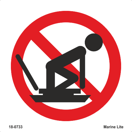 (MES) Means of Escape Signs :: Entry Tank Hatch Not Allowed18-0733 ...