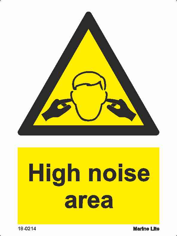 (WSS) Warning Signs :: High Noise Area18-0214 - Products :: Safety ...