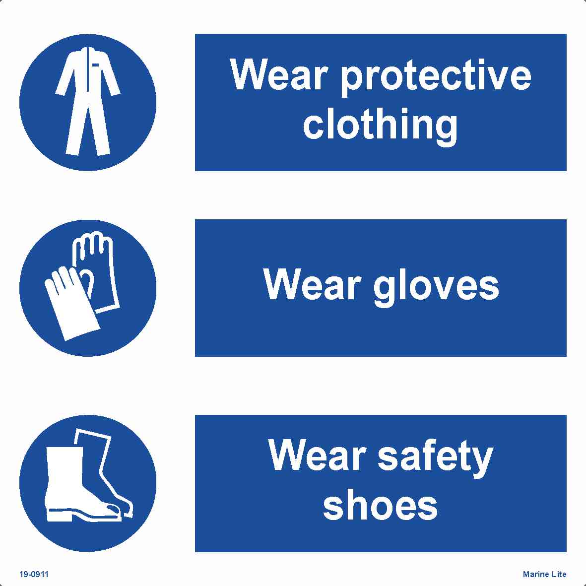 Wear Safety Shoes Sign