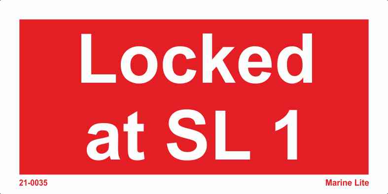 ISPS Code Signs :: Locked At Security Level 121-0035 - Products ...