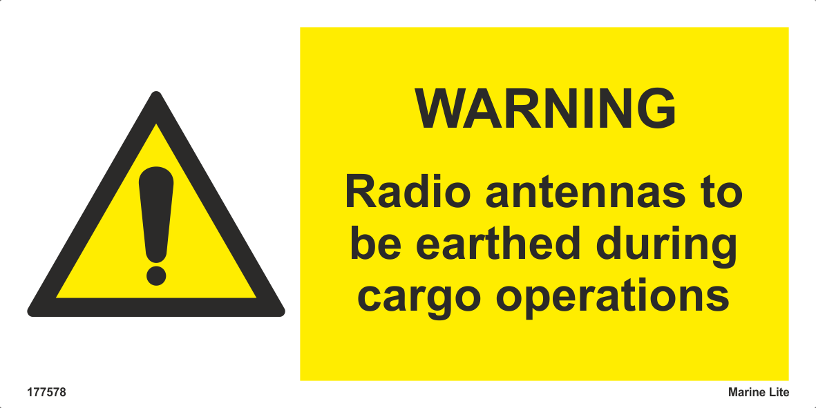 (WSS) Warning Signs :: Radio Antennas To Be Earthed 177578