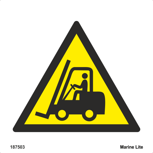 (WSS) Warning Signs :: Industrial Vehicle 187503 WSS014