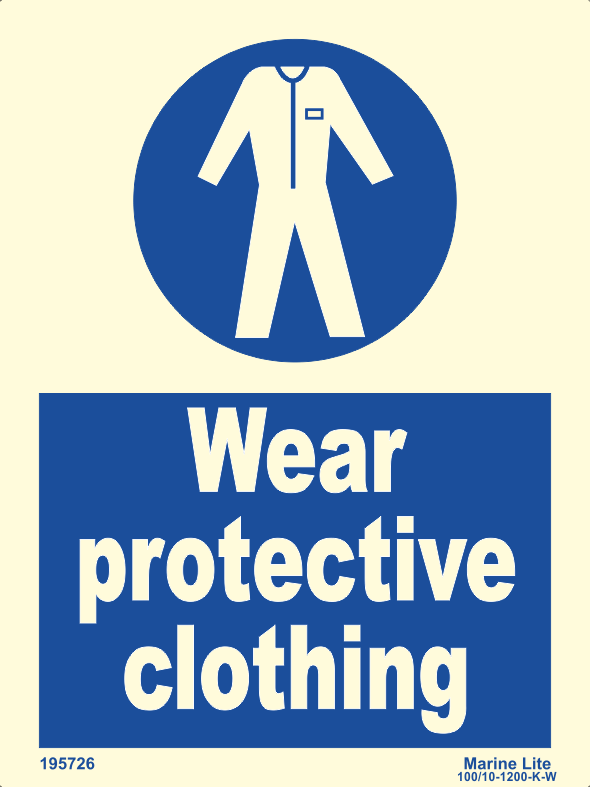 (MSS) Mandatory Action Signs :: Wear Protective Clothing 195726