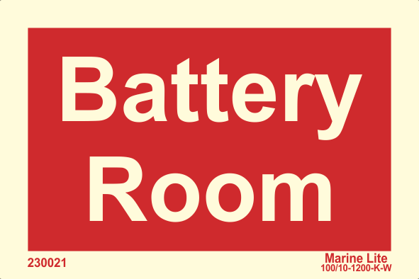 (FES) Fire-Fighting Equipment Signs :: Battery Room 230021