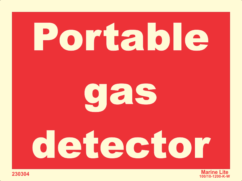 (FES) Fire-Fighting Equipment Signs :: Portable Gas Detector230304 ...