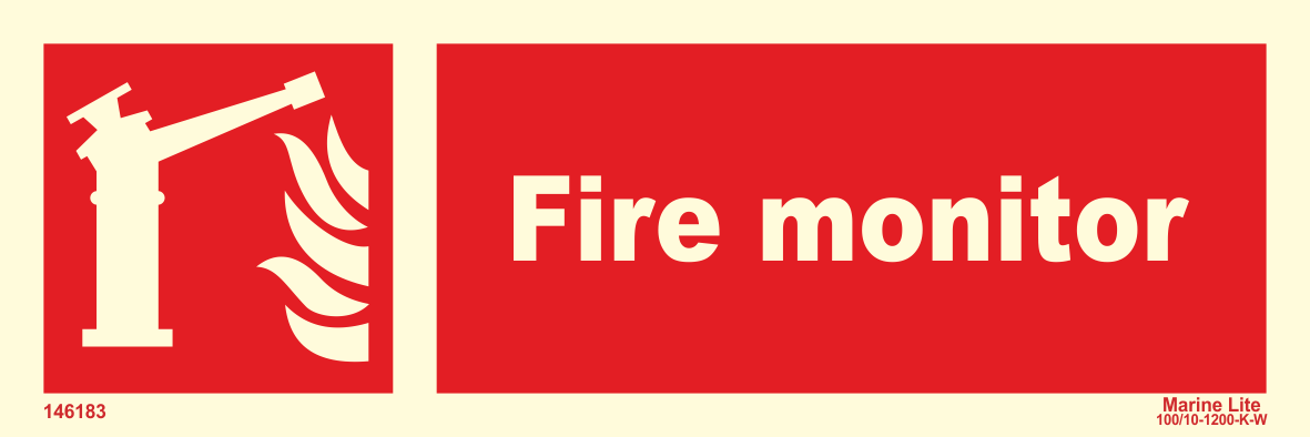 (FES) Fire-fighting equipment Signs :: Fire monitor 146183