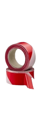 Adhesive Tape 50mm x 66m - Red/White 12-0101