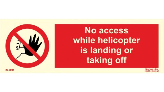 (PSS) Prohibition Signs :: No Access While Helicopter Is Landing Or ...