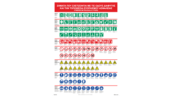 Escape Route Signs And Equipment Posters 22-0144